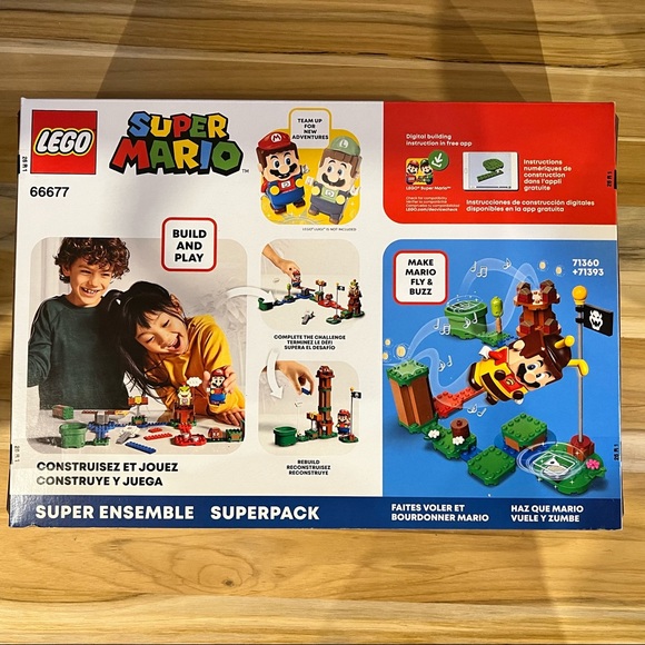 Lego | Toys | Lego 66677 Super Mario Super Pack Starter Course | Poshmark